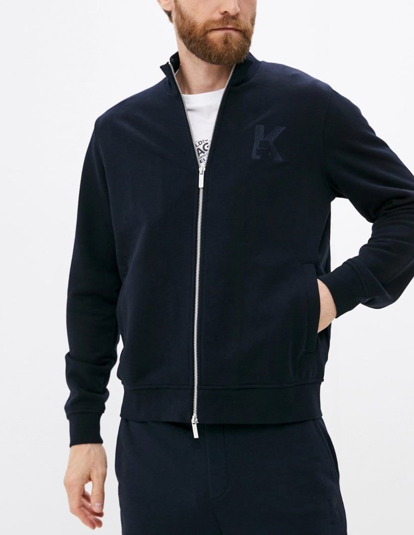 KKARL LAGERFELD SWEAT ZIP JACKET NOS Ανδρική Φούτερ Ζακέτα με Τσέπες ...