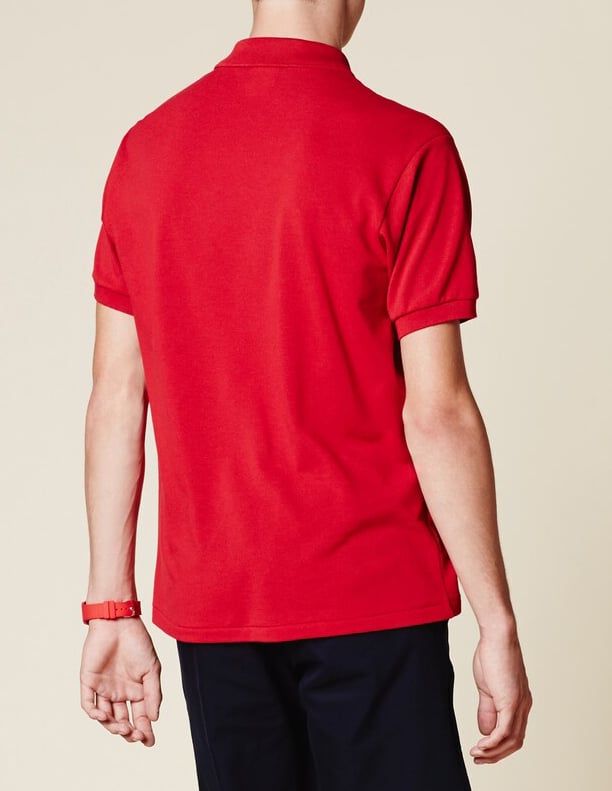 LACOSTE ΜΠΛΟΥΖΑ ΠΟΛΟ ΠΙΚΕ 100%ΒΑΜΒΑΚΙ ΜΕ ΤΣΕΠΑΚΙ & ΚΕΝΤΗΜΕΝΟ LOGO ...