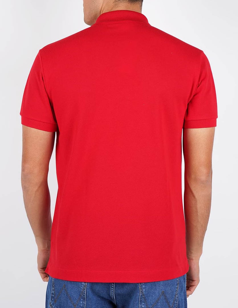 LACOSTE ΜΠΛΟΥΖΑ ΠΟΛΟ ΠΙΚΕ ΚΟΚΚΙΝΟ 100%ΒΑΜΒΑΚΙ ΜΕ ΚΕΝΤΗΜΕΝΟ LOGO ΣΤΟ ...