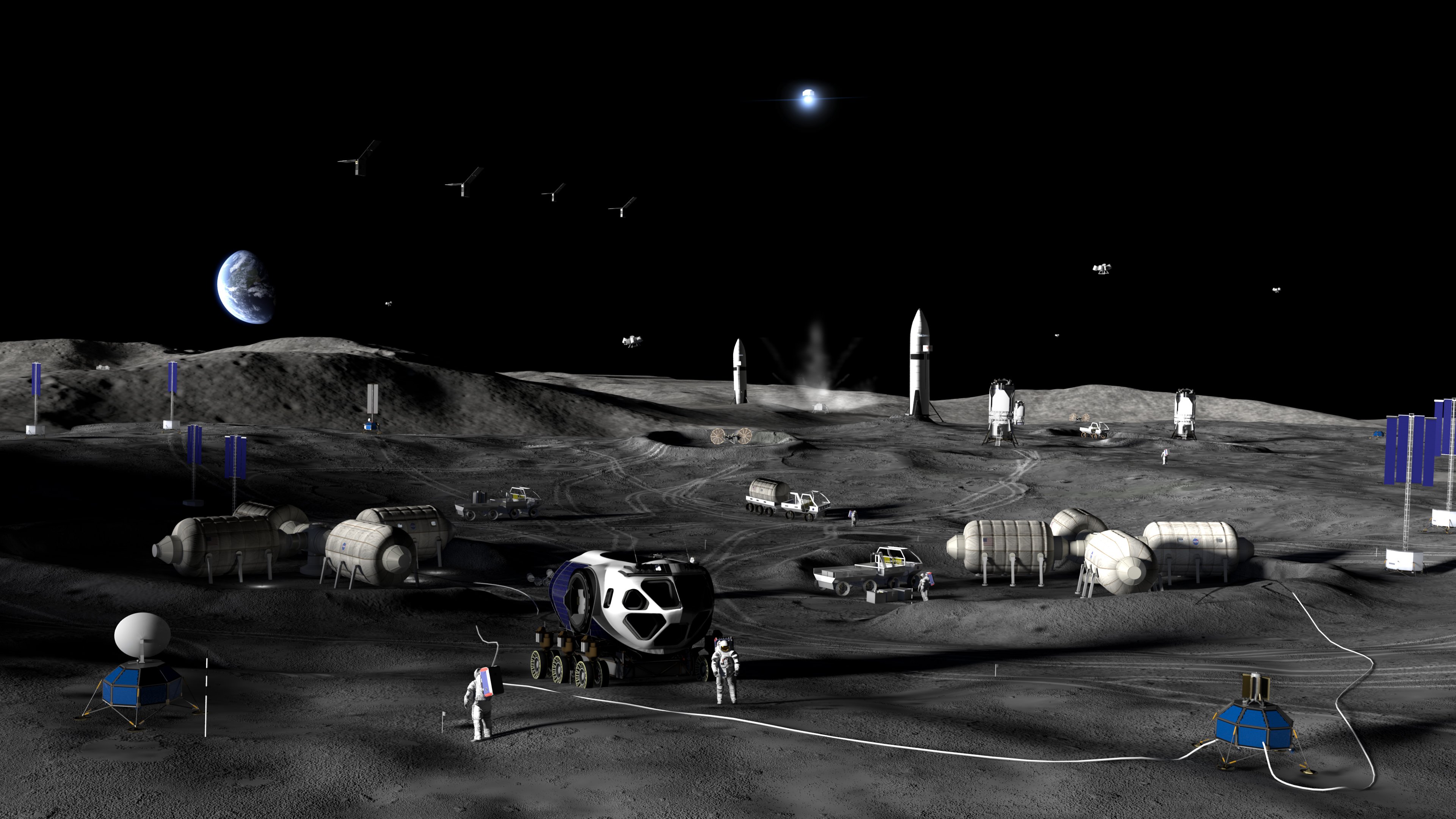 NASA awards $1 billion in Moon Base contracts to Blue Origin, Astrolab ...