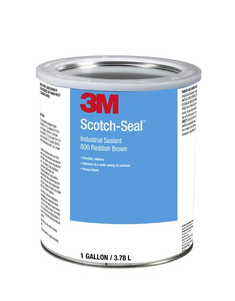 Scotch-Seal™ 7000000793 800 Sealant, 1 gal Drum, Reddish Brown ...
