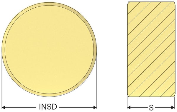 Seco Secomax™ 02574971 Turning Insert, ANSI Code: RNGN22F-LF PCD30M ...