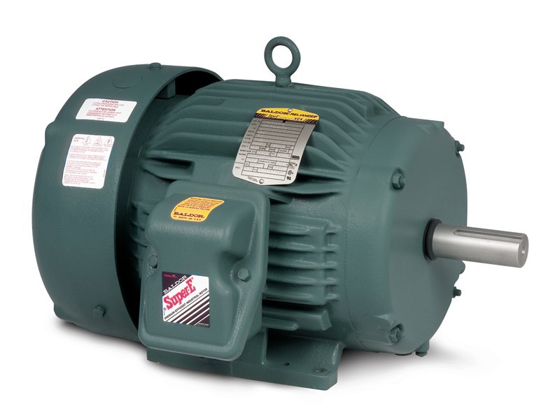 Baldor-Reliance ECP3771T-4 Type 0742M Continuous Duty AC Motor, TEFC ...