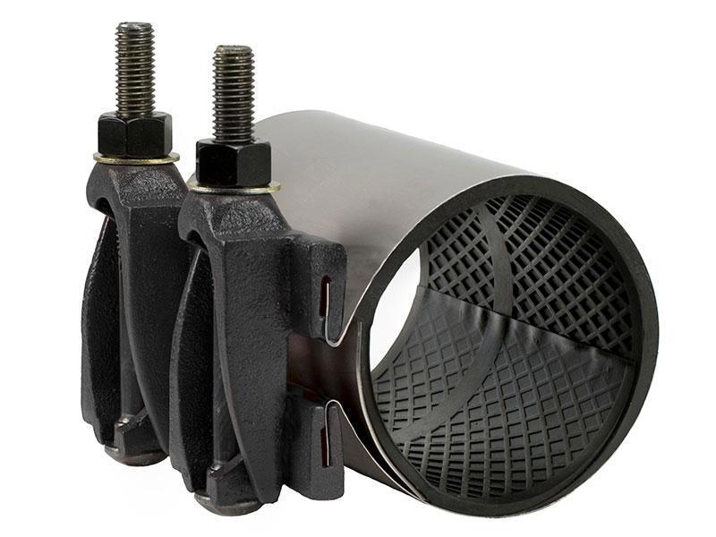 JCM Industries 101-0450-12 Band Clamp, 4 in Pipe, 24 ga THK, Ductile ...