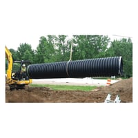 ADS® N-12® 12810020DW Corrugated Perforated Integral Bell End Soiltight ...