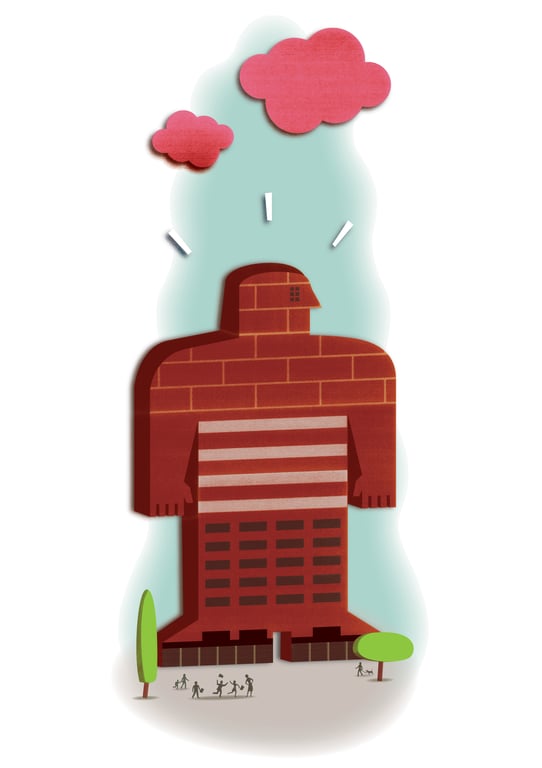 Brick Man – World Illustration Awards – The AOI