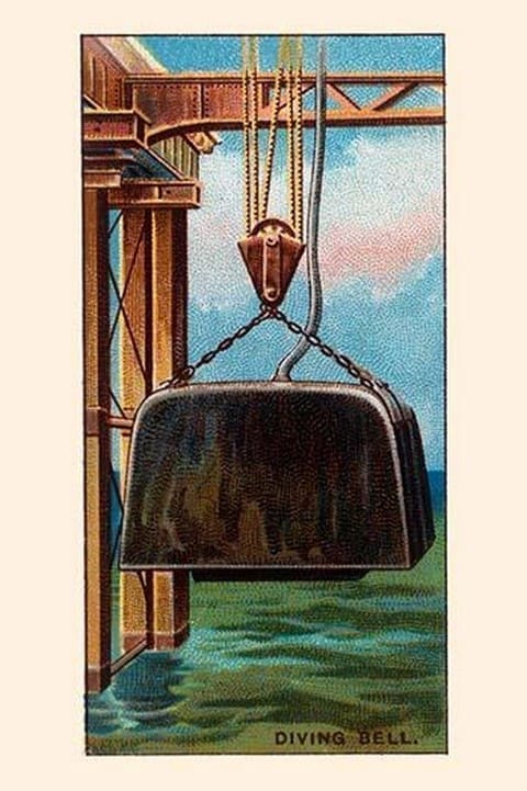 Diving Bell - Art Posters or Prints on Paper or Canvas - Vintage Image Shop