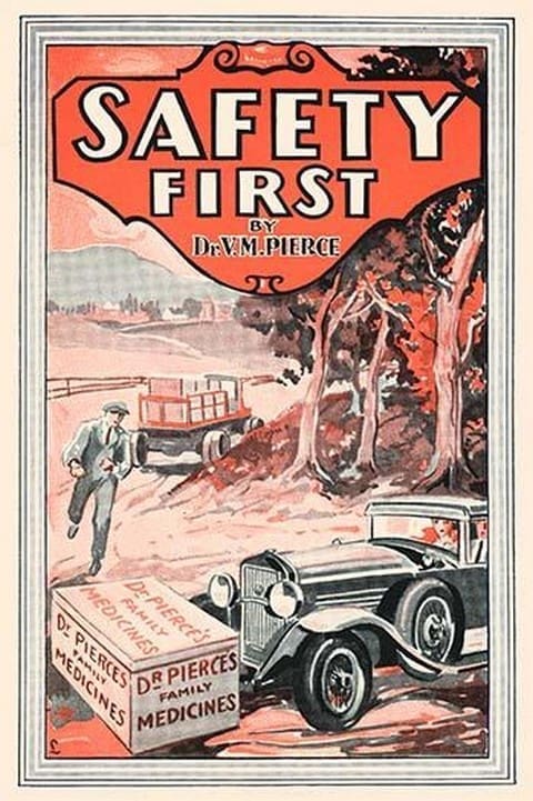 Safety First - Art Posters or Prints on Paper or Canvas - Vintage Image ...