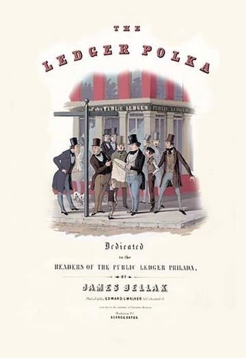 The Ledger Polka by Free Library of Philadelphia - Art Posters or ...