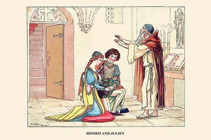 Romeo & Juliet by H. Sidney - Art Posters or Prints on Paper or Canvas ...