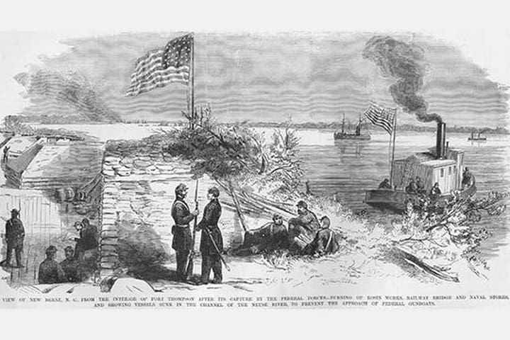 Fort Thompson Captured by Frank Leslie - Art Posters or Prints on Paper ...