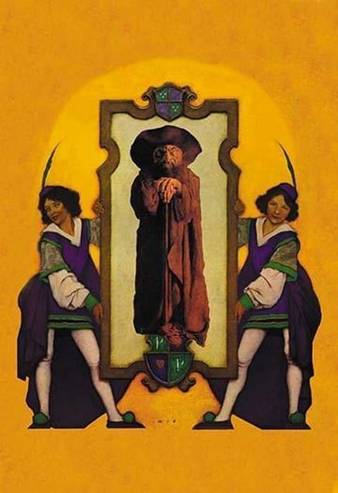 Knaves and Wizard by Maxfield Parrish - Art Posters or Prints on Paper ...