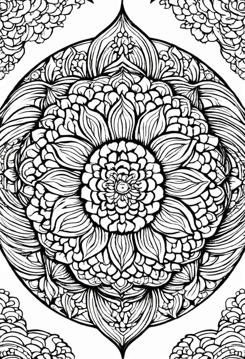 Intricate Mandala Coloring Sheets – Color And Play