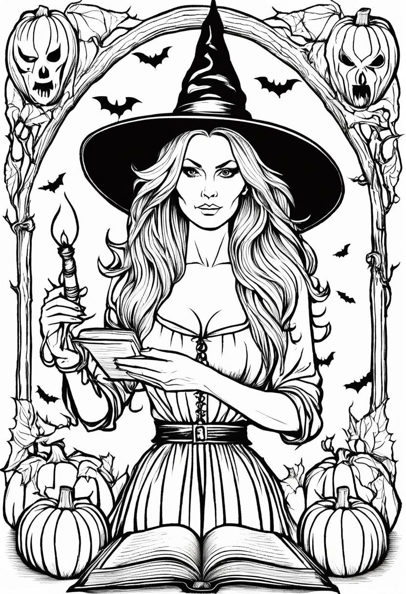26 Spooky Halloween Coloring Pages – Color And Play