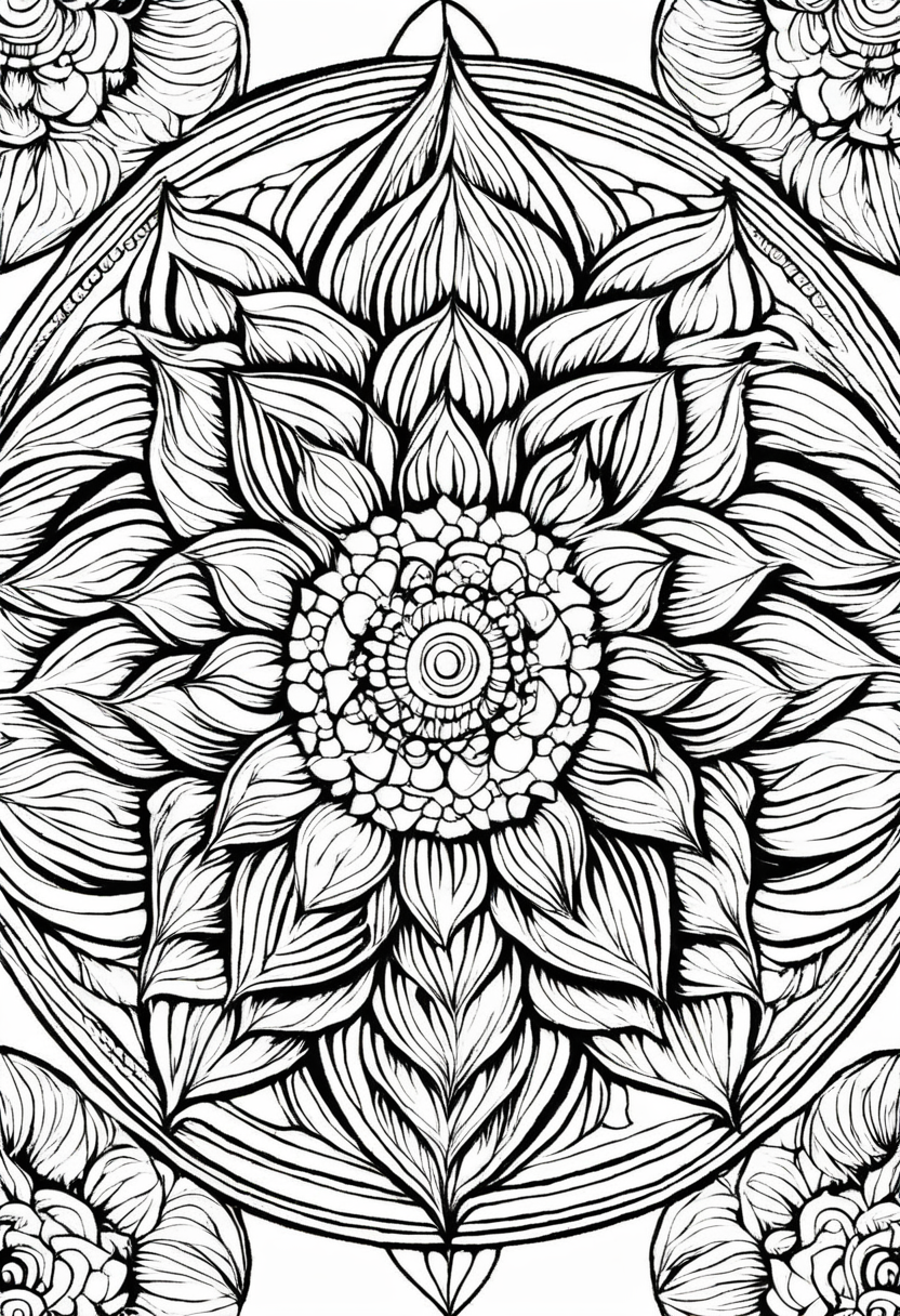 Intricate Mandala Coloring Sheets – Color And Play