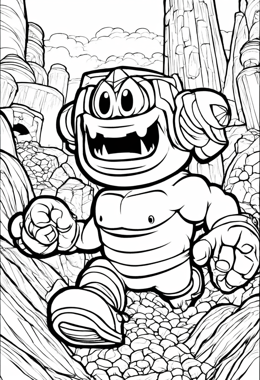 Fun Mario Coloring Sheets – Color And Play