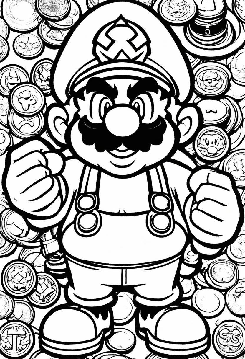 Fun Mario Coloring Sheets – Color And Play