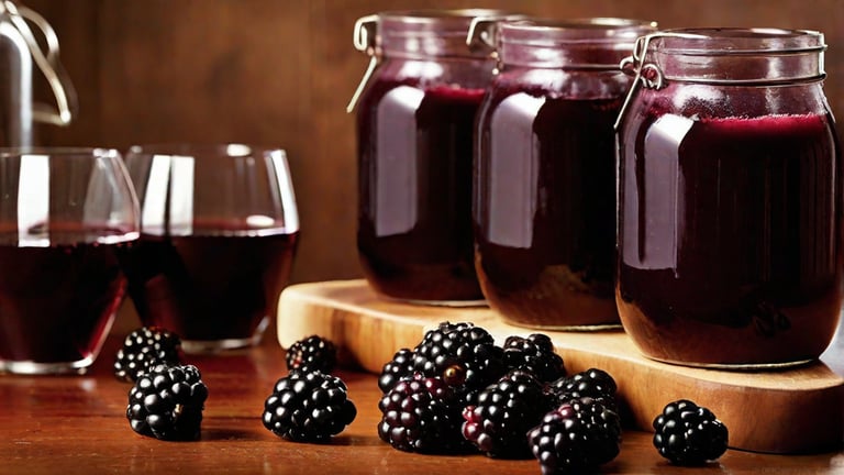 How To Make Old Fashioned Blackberry Wine