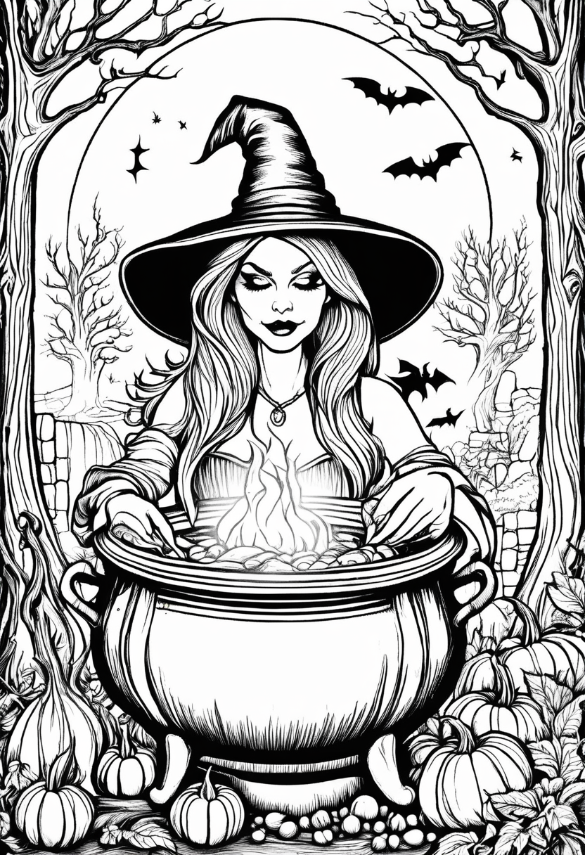 26 Spooky Halloween Coloring Pages – Color And Play