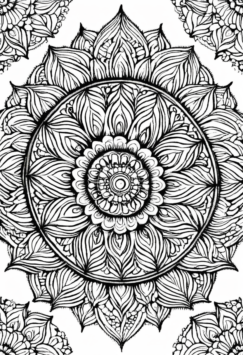 Intricate Mandala Coloring Sheets – Color And Play