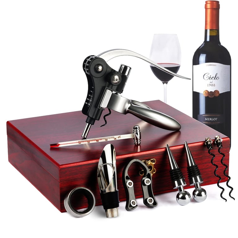 Wine Bottle Accessory Kit Essentials for Connoisseurs