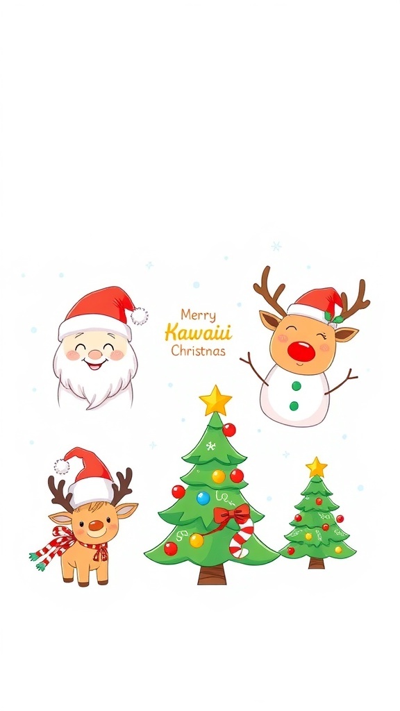 Kawaii Christmas Drawing Ideas