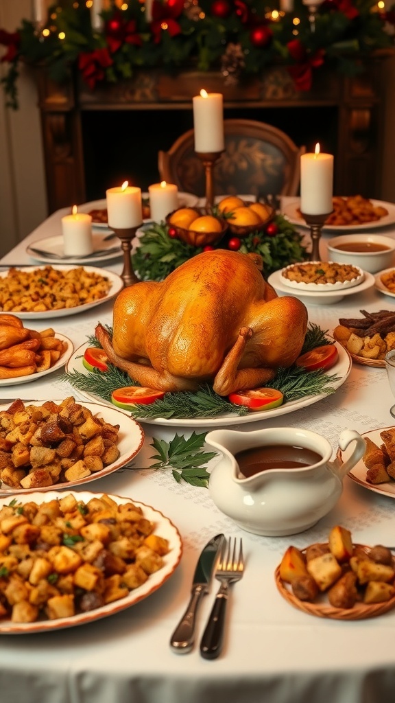 Traditional Christmas Dinner in the UK
