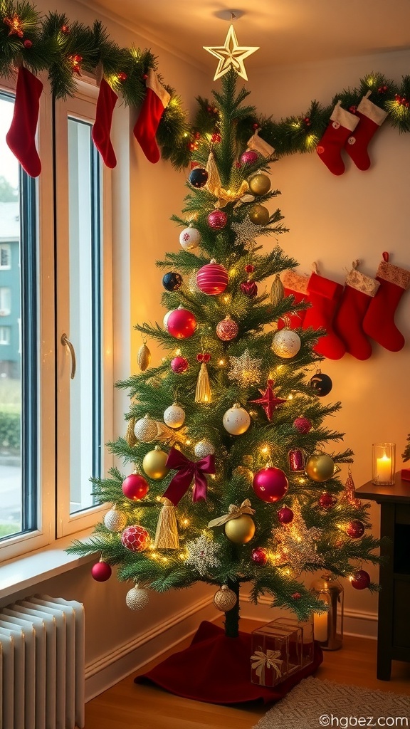 Christmas Tree Decoration Ideas for Small Apartments