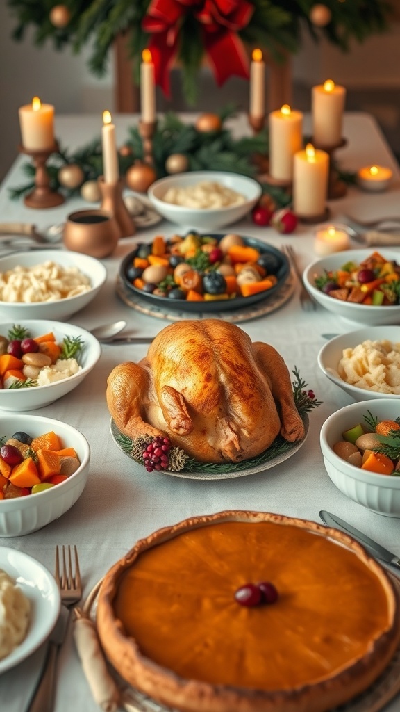 Festive Christmas Dinner Menu for 13 People