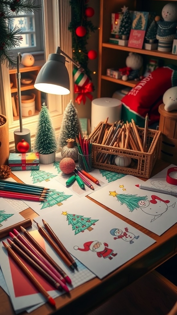 Festive Christmas Drawings to Create