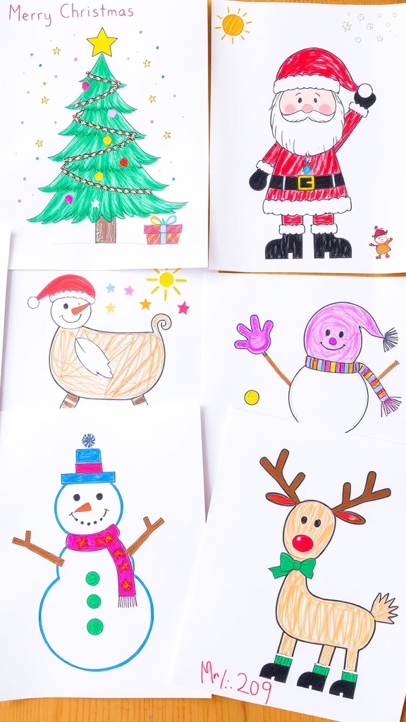 Fun Christmas Drawing Ideas for Kids