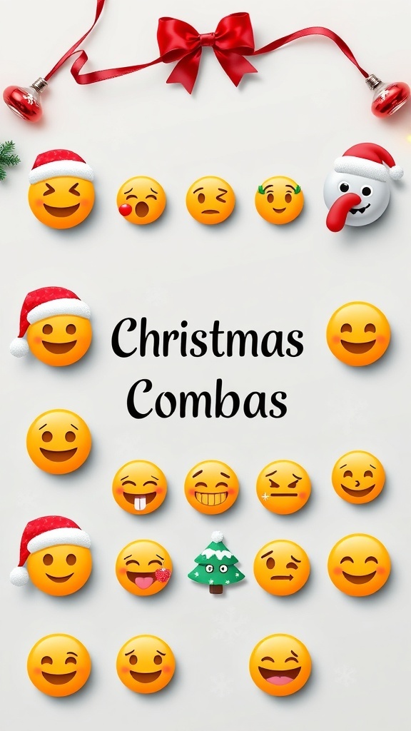 Festive Christmas Emoji Combos