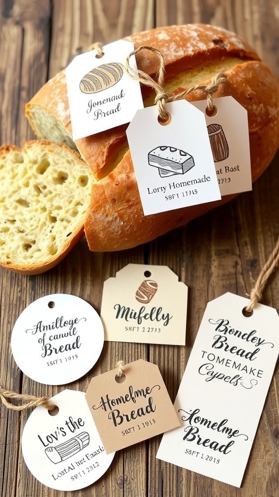 Homemade Bread Gift Tag Ideas