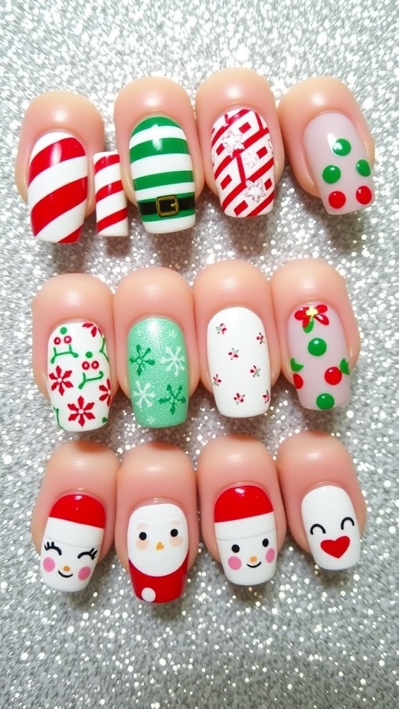 Festive Christmas Nail Art Ideas