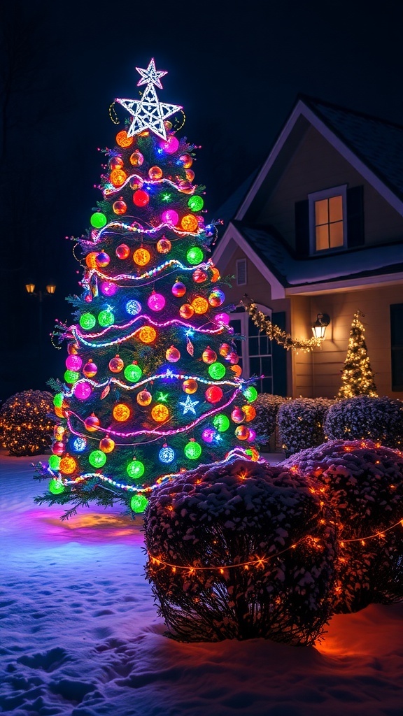 Outdoor Christmas Tree Decoration Ideas