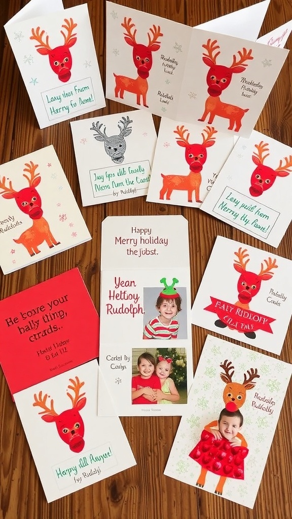 Rudolph Christmas Card Ideas