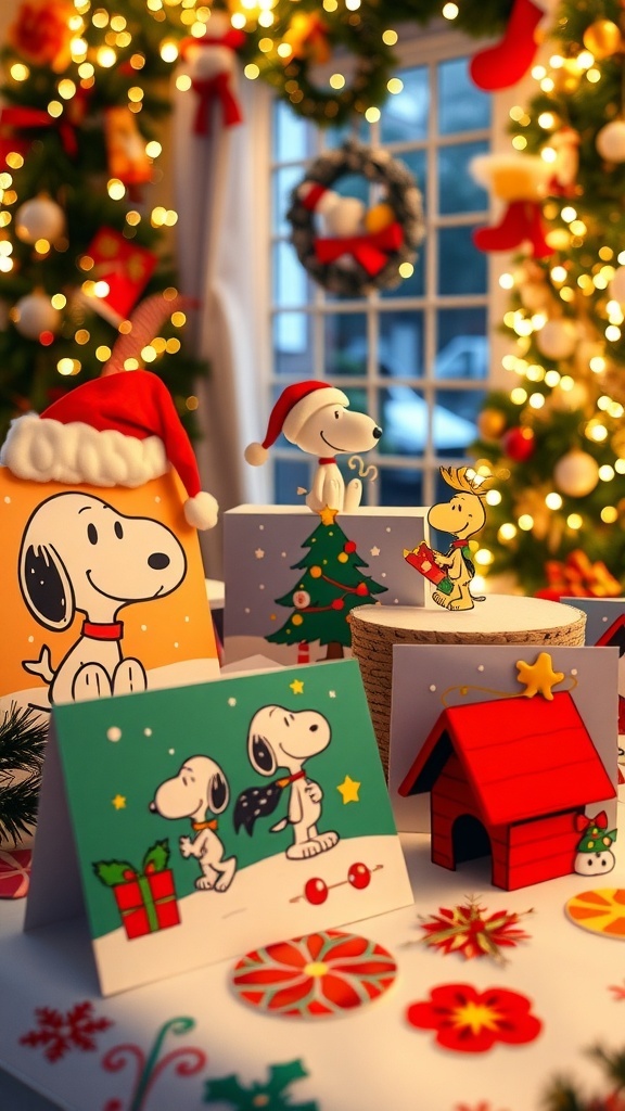 Snoopy Christmas Card Ideas