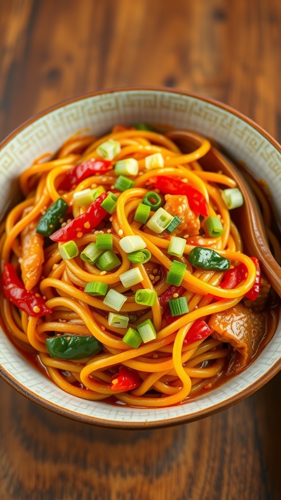 Seven Levels of Spicy Noodles Recipe