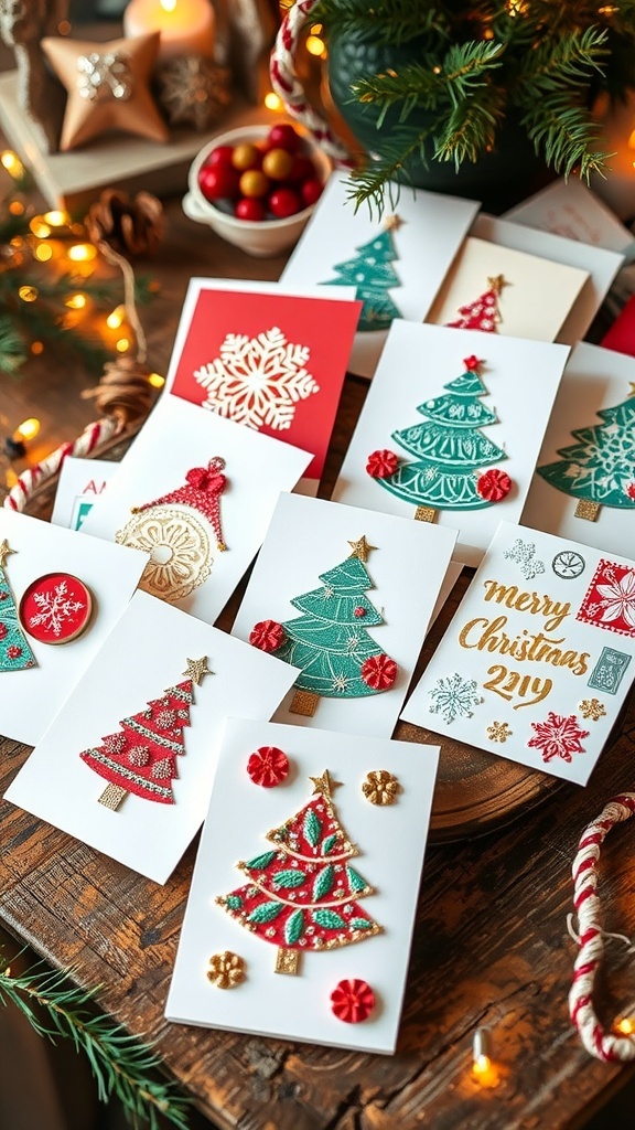 Handmade Paper Christmas Cards