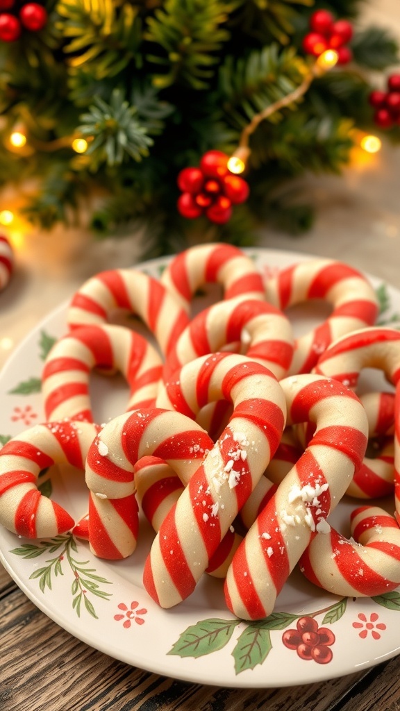 Christmas Candy Cane Cookies Recipe