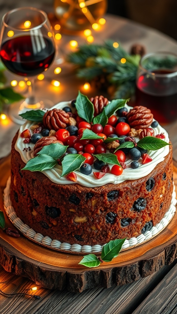 Classic Christmas Fruit Cake Recipe