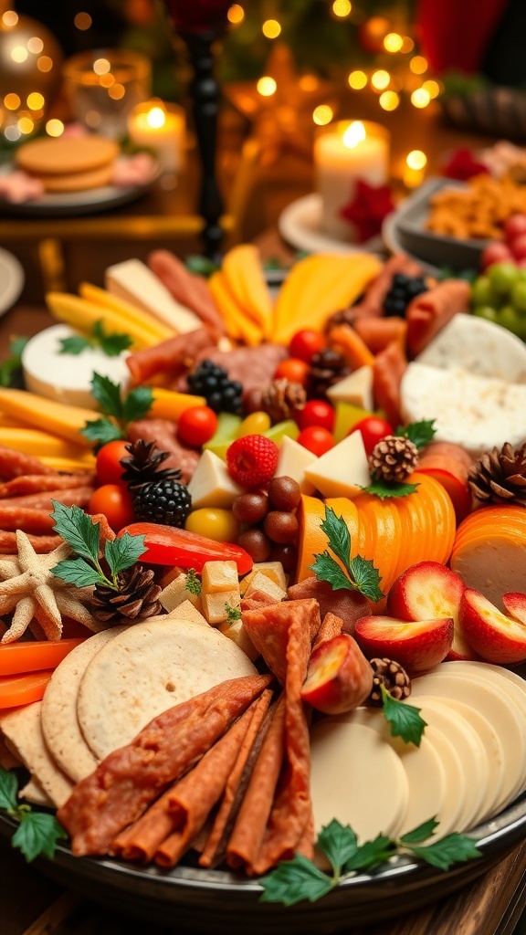 Festive Christmas Party Food Trays
