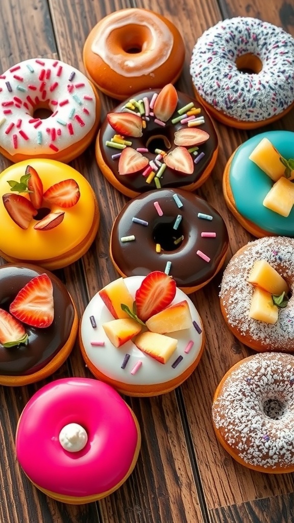 Creative Donut Toppings Ideas – shoesizeconversionchart.net