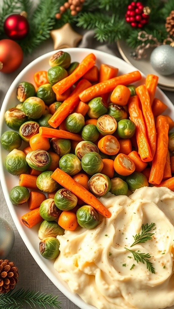 Festive Christmas Dinner Vegetable Sides