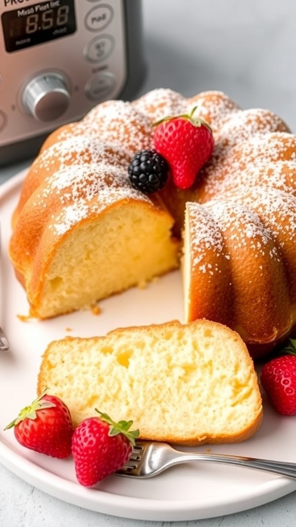 Bread Machine Vanilla Cake Recipe