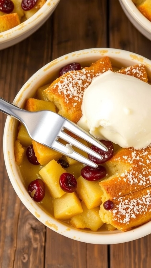Classic Bread Pudding for Two