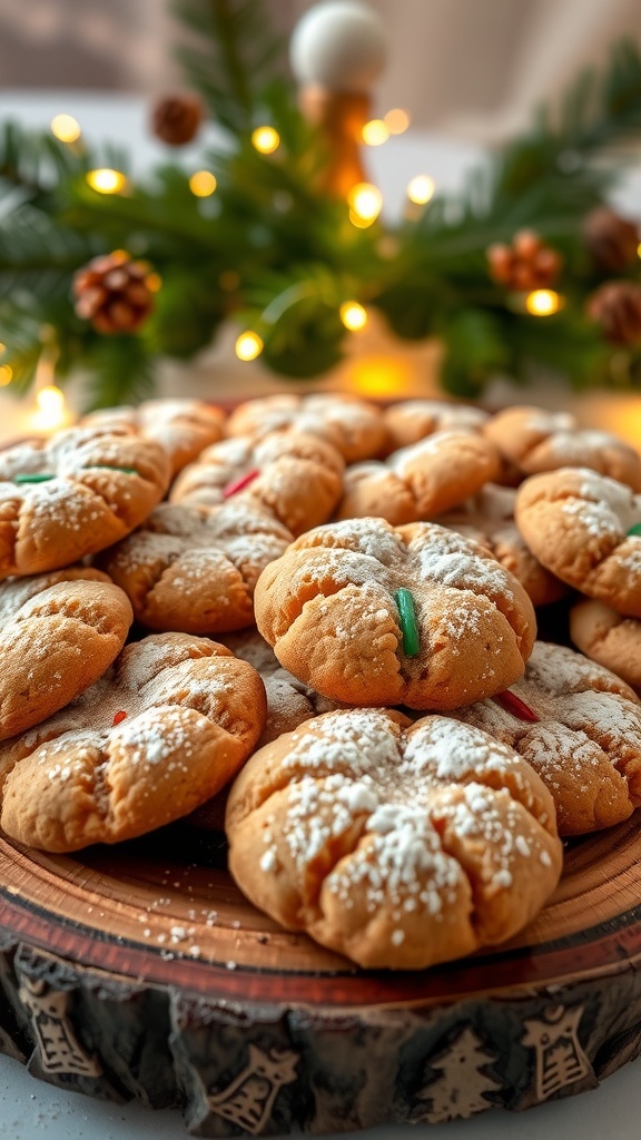 Christmas Aesthetic Brown Sugar Cookies