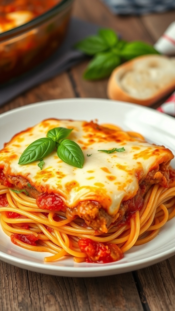 Cheesy Baked Spaghetti Recipe – oceandrivemiamibeach.com