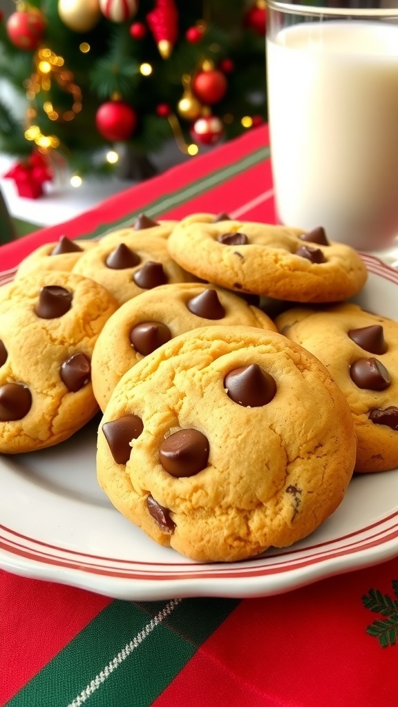 Classic Chocolate Chip Christmas Cookies Recipe