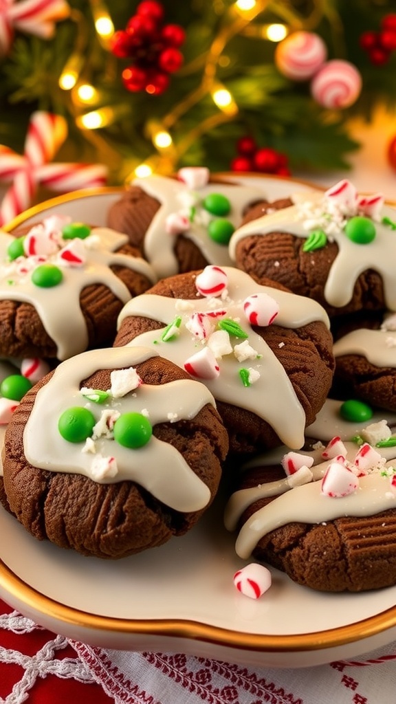 Chocolate Mint Christmas Cookies Recipe